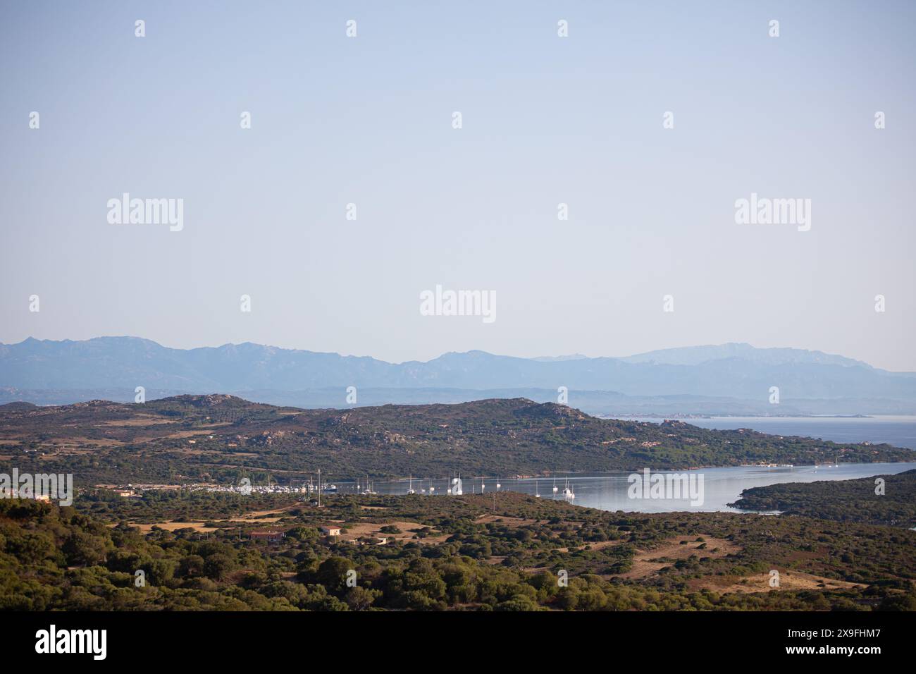 Landscape, Porto Pollo Sardinia, Italy Stock Photo - Alamy