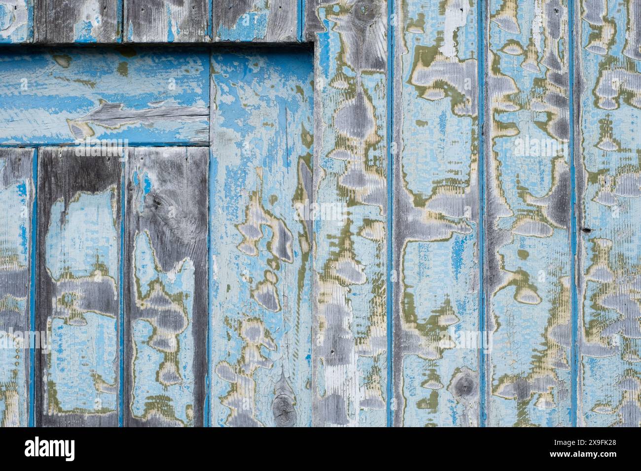 Texture and pattern in different shades of turquoise and grey paint on ...