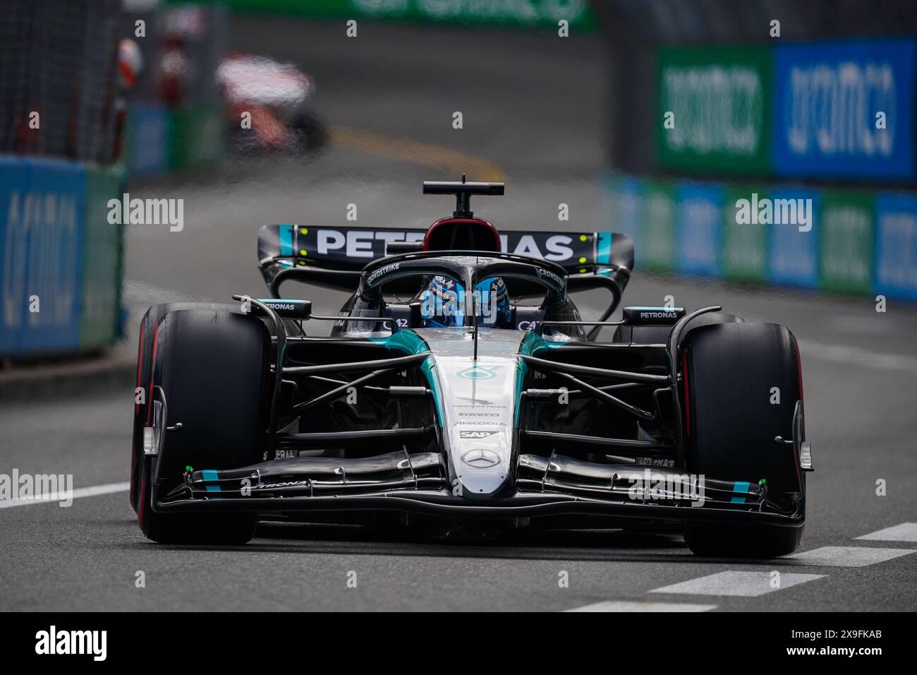 Montecarlo, Monaco. 24 May, 2024. George Russell of uk driving the (63 ...