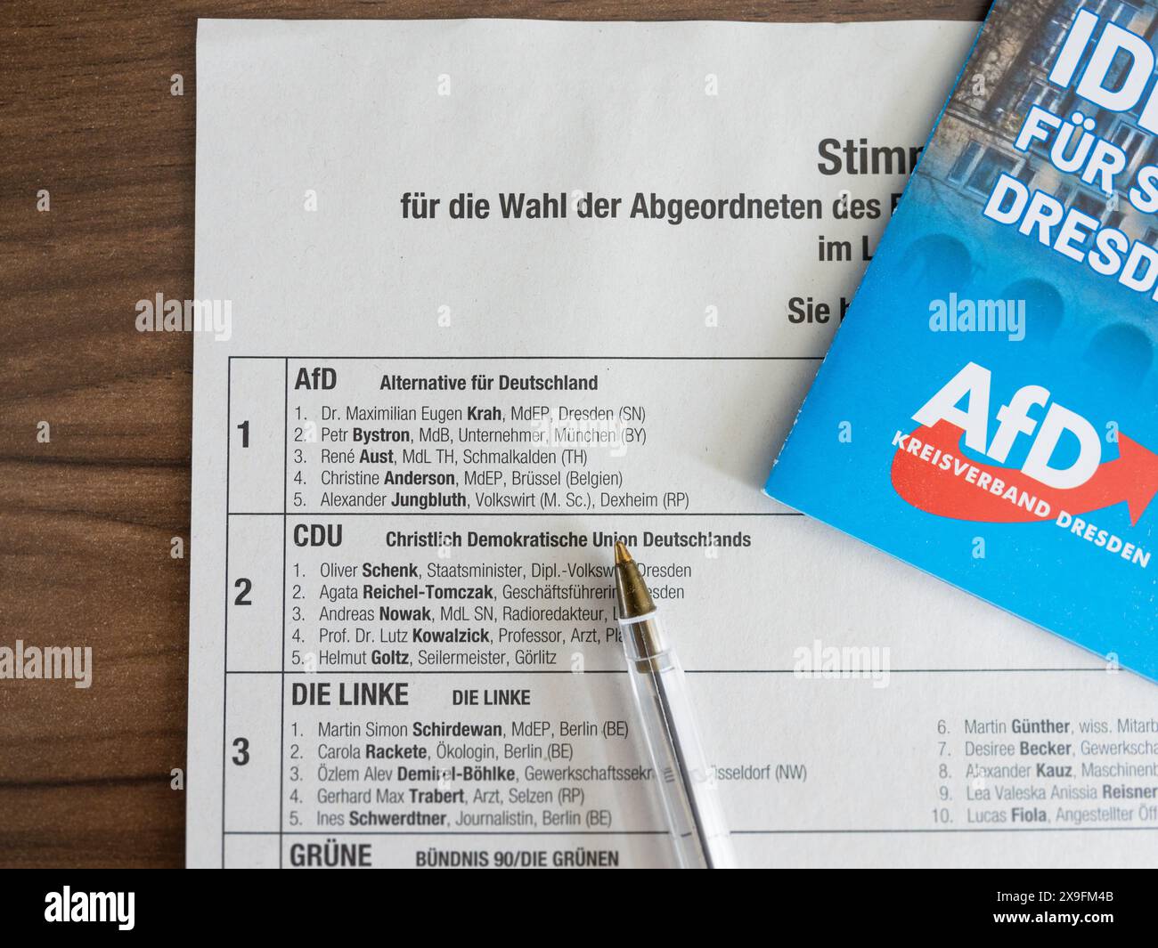 Germany afd advertisement hi-res stock photography and images - Alamy