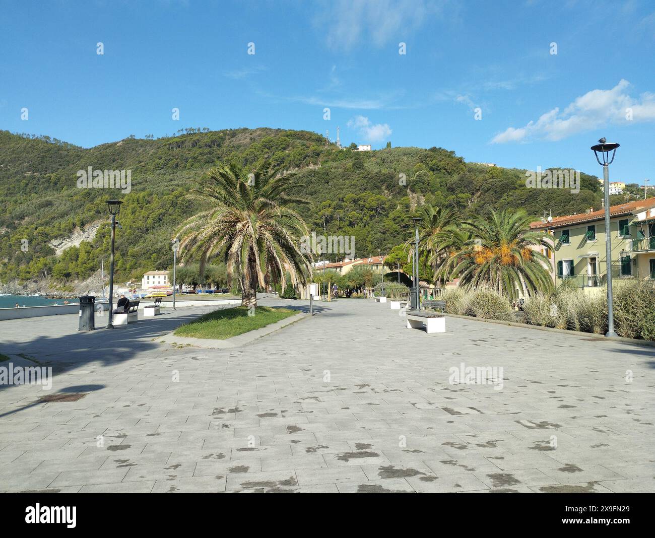 Riva Trigoso, Sestri Levante, Liguria, Italy, September 21, 2023: view ...