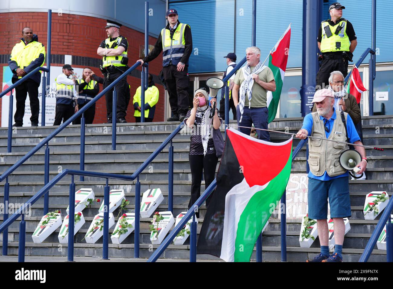Campaigners and charities including Show Israel the Red Card and ...