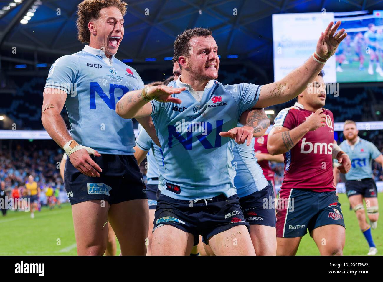 Sydney, Australia. 31st May, 2024. Dylan Pietsch of the Waratahs ...