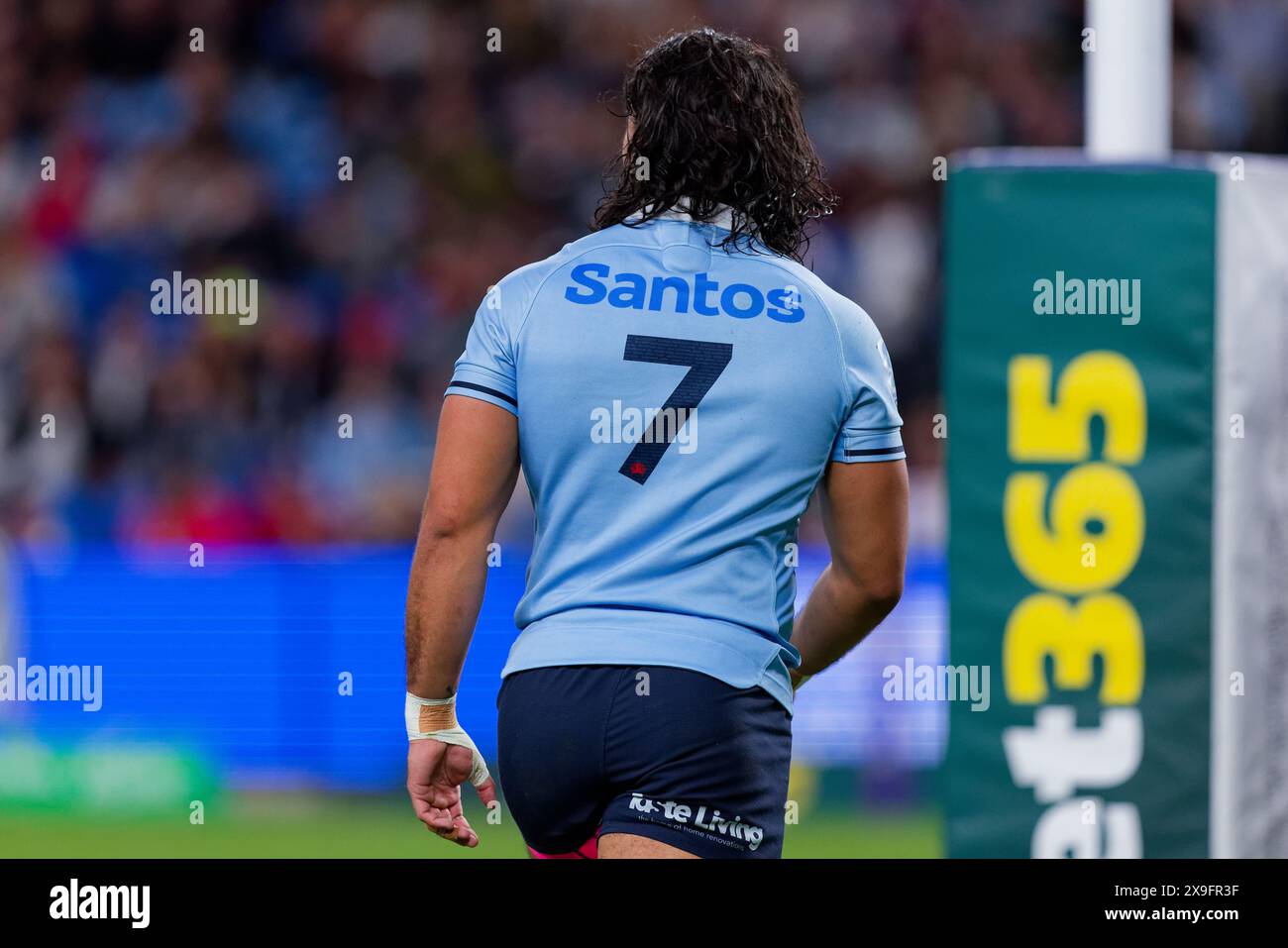 Sydney, Australia. 31st May, 2024. Charlie Gamble of the Waratahs looks ...