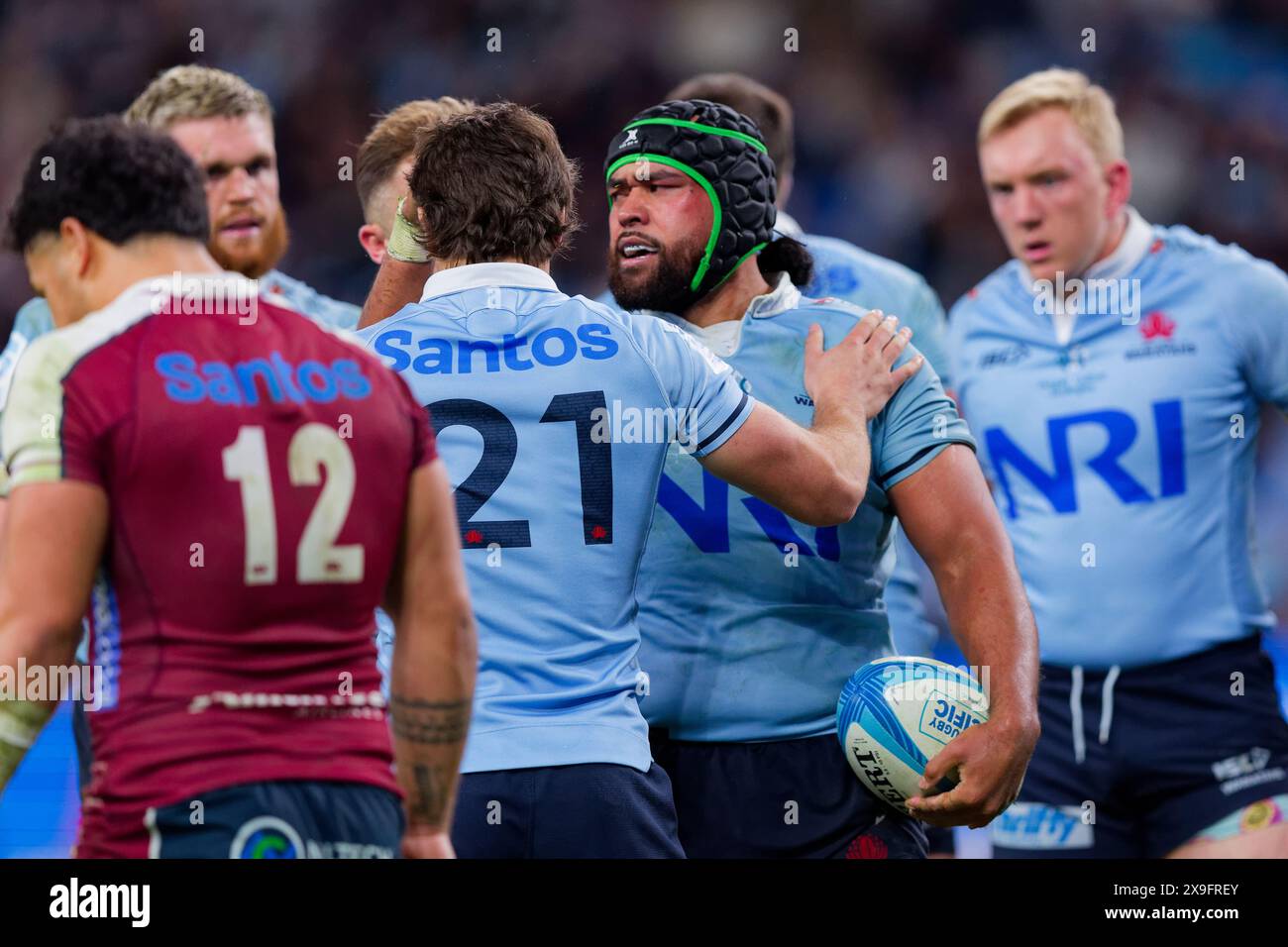 Sydney, Australia. 31st May, 2024. Jay Fonokalafi of the Waratahs ...