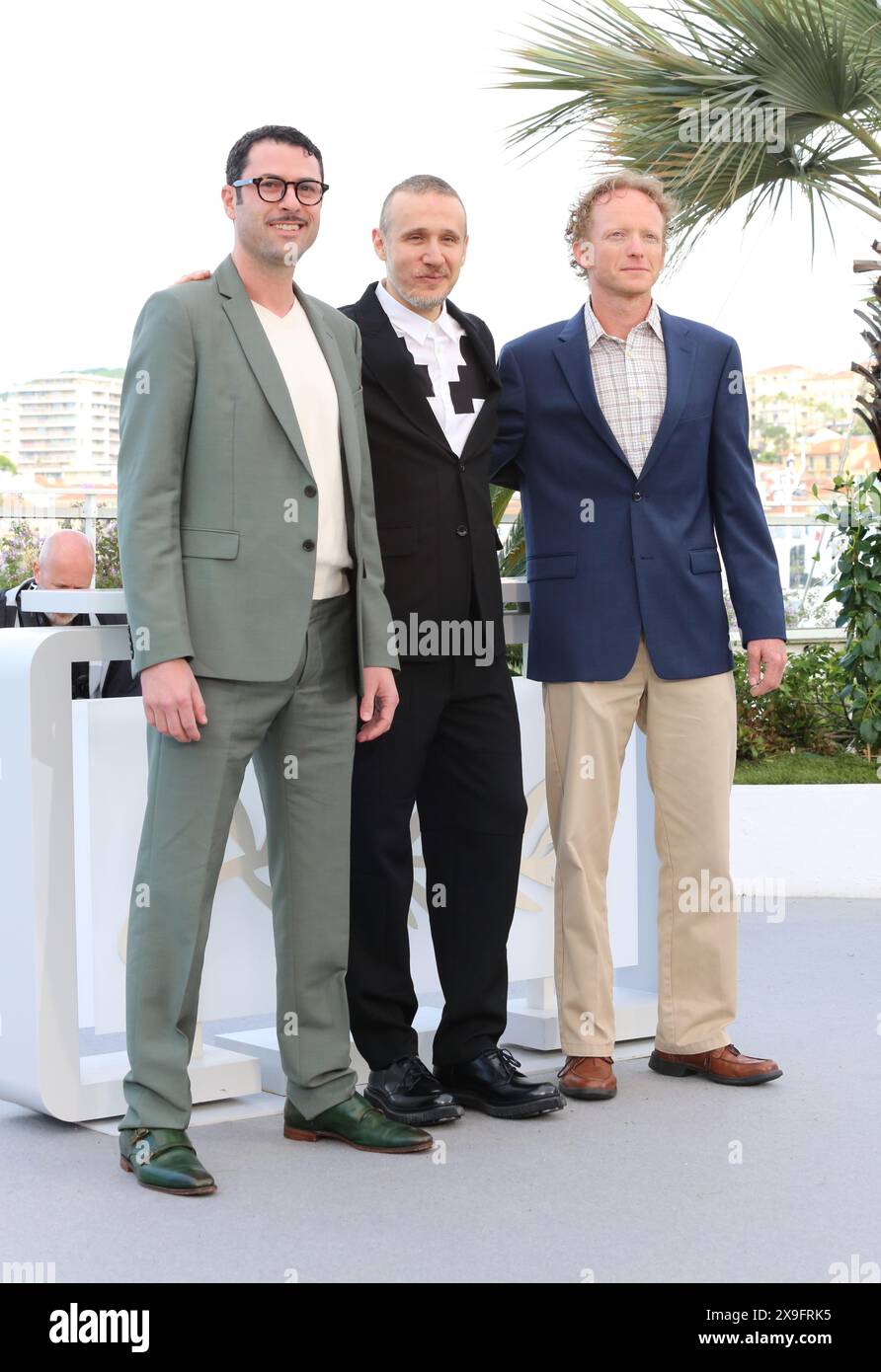 Cannes, France. 16th May, 2024. Rene Wachner-Solomon, Roberto Minervini ...