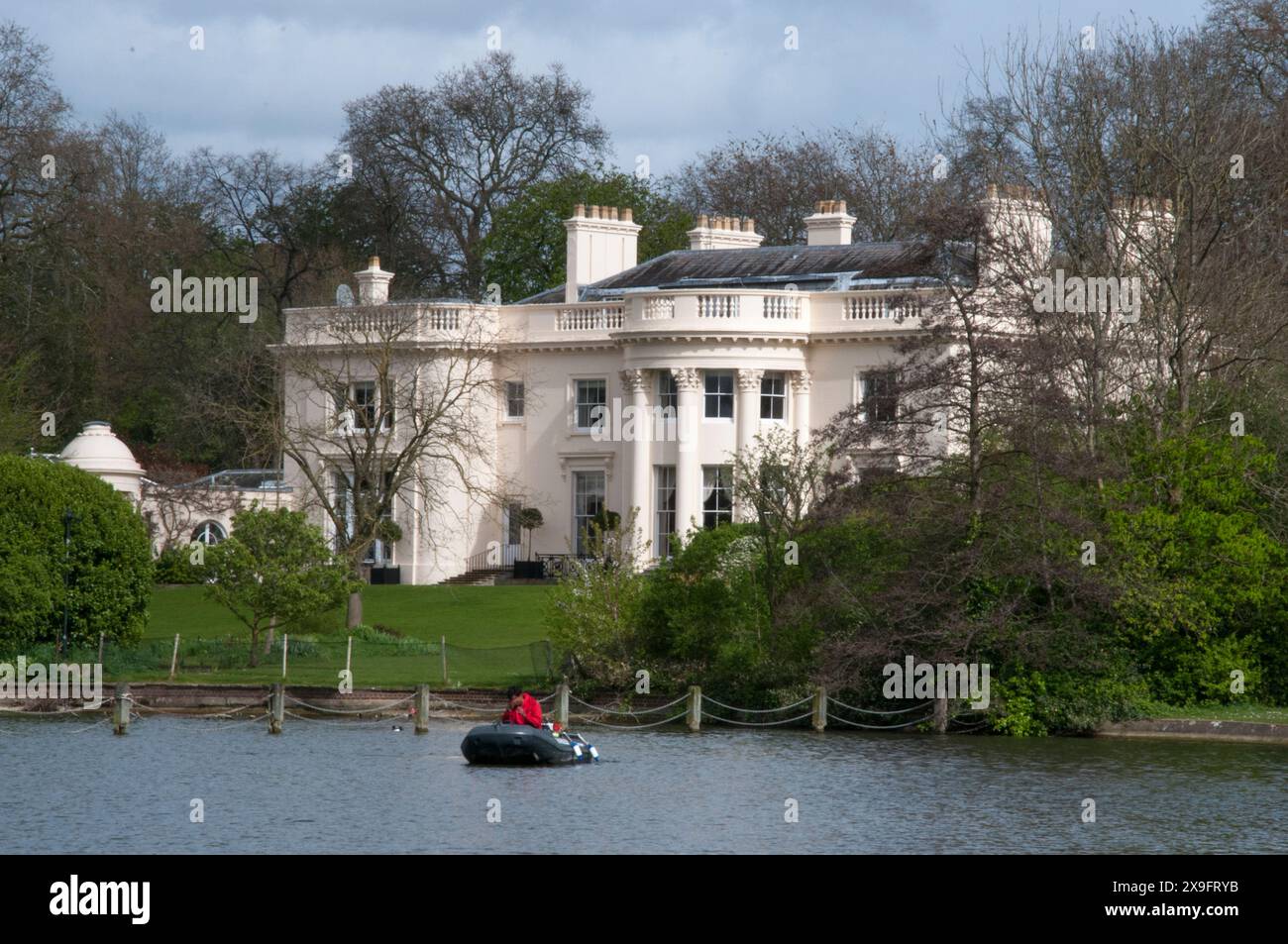 The Holme (1818) beside the Boating Lake at Regent's Park, London ...
