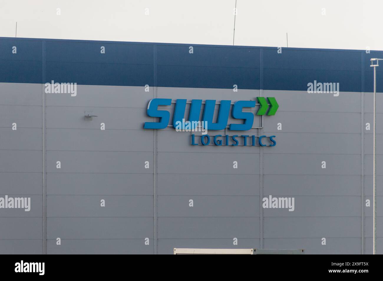 Nowa Wies Wroclawska, Poland - April 9, 2024: Logo and sign of Suus ...