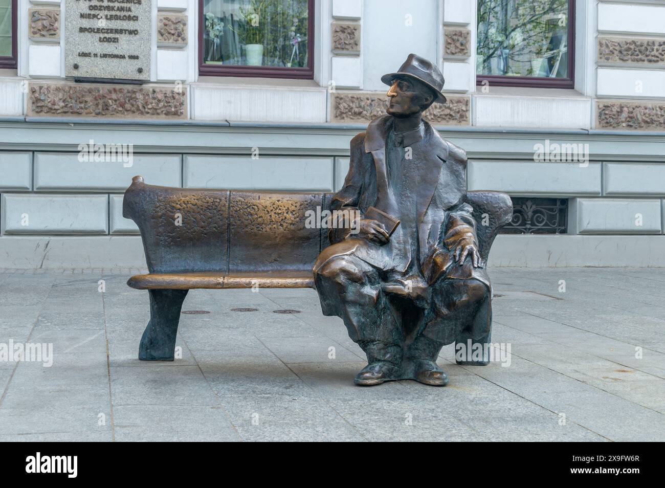 Lodz, Poland - April 14, 2024: Julian Tuwim Monument or the Tuwim's ...