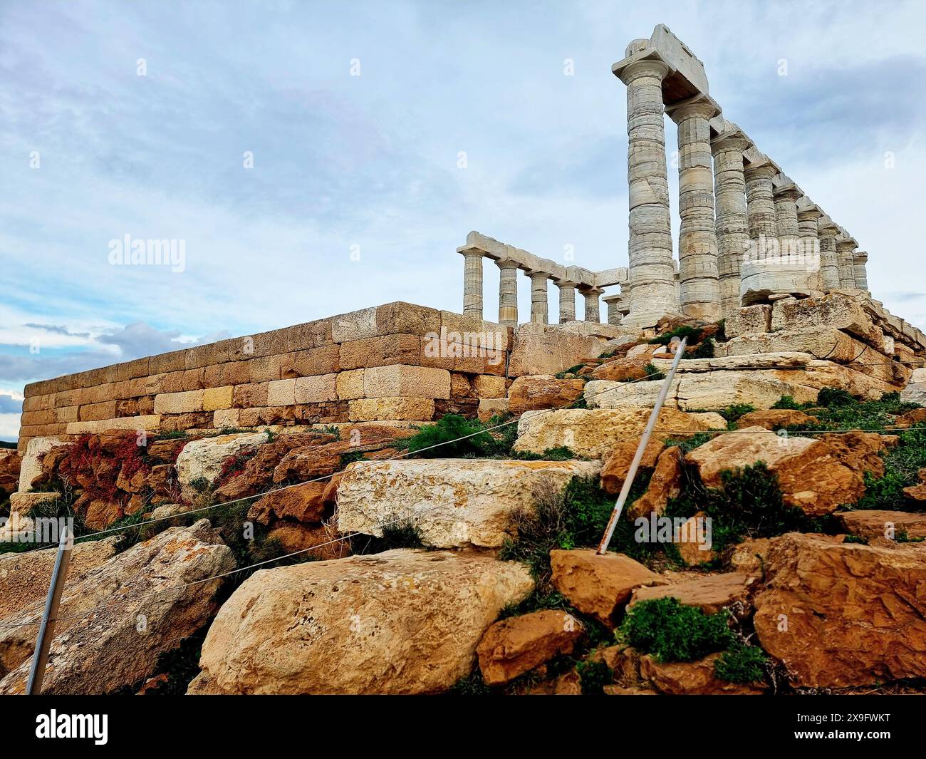 37 miles south of Athens, the Greek temple Poseidon sits along the ...