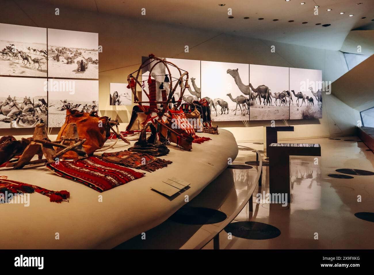 Doha, Qatar - 1 May 2024: Inside the Qatar History Museum in Doha Stock ...