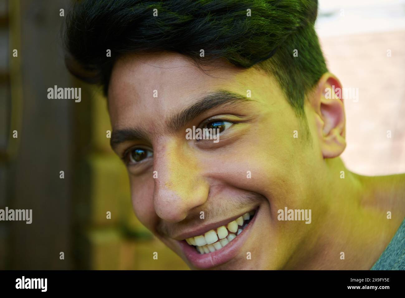 Middle Eastern Man with a Radiant Smile and Beautiful White Teeth ...