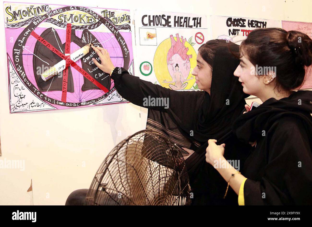Visitors take keen interest in Poster/Art Exhibition organized by ...