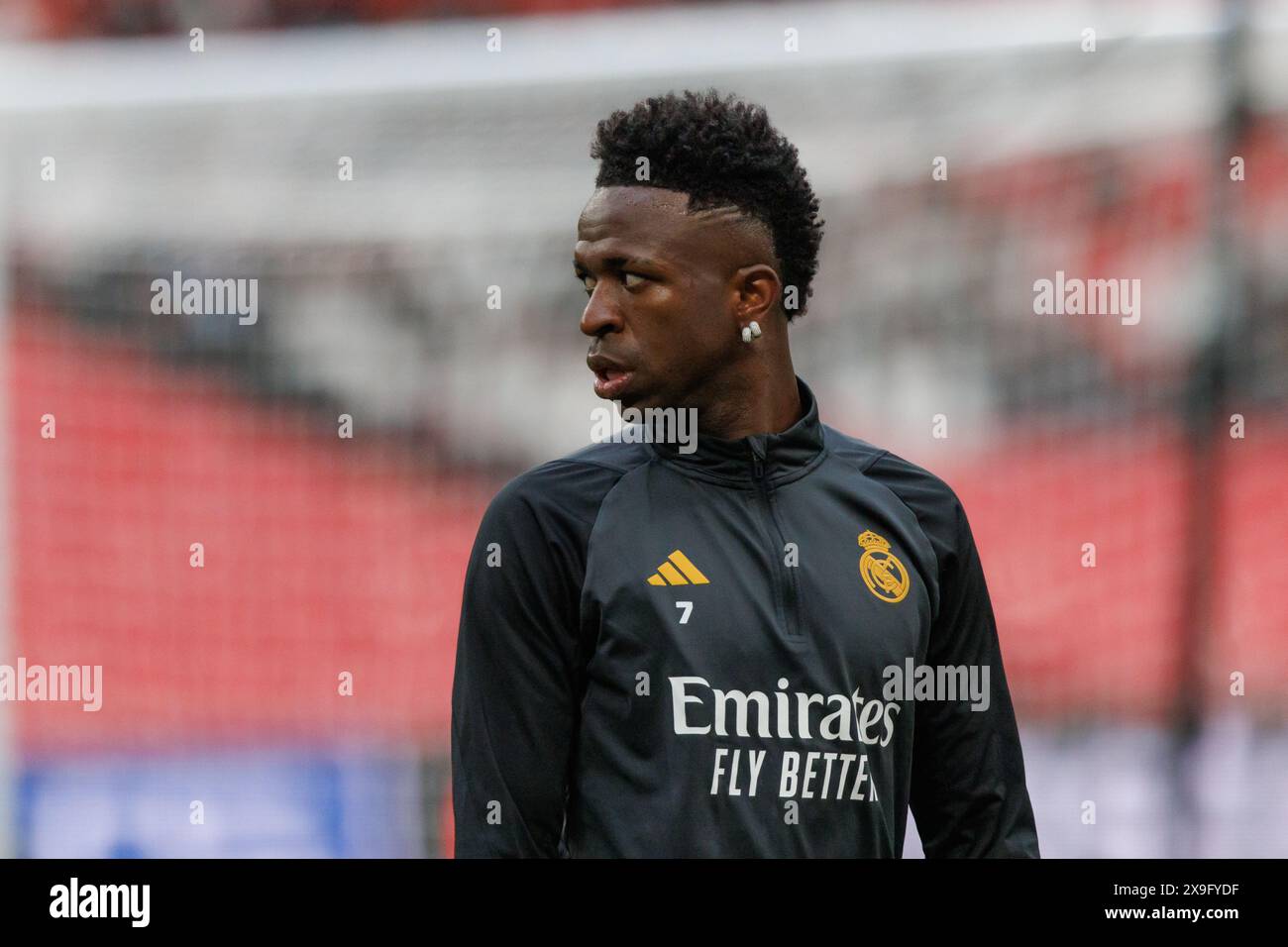 Vinicius Junior during Official training before UEFA Champions League ...