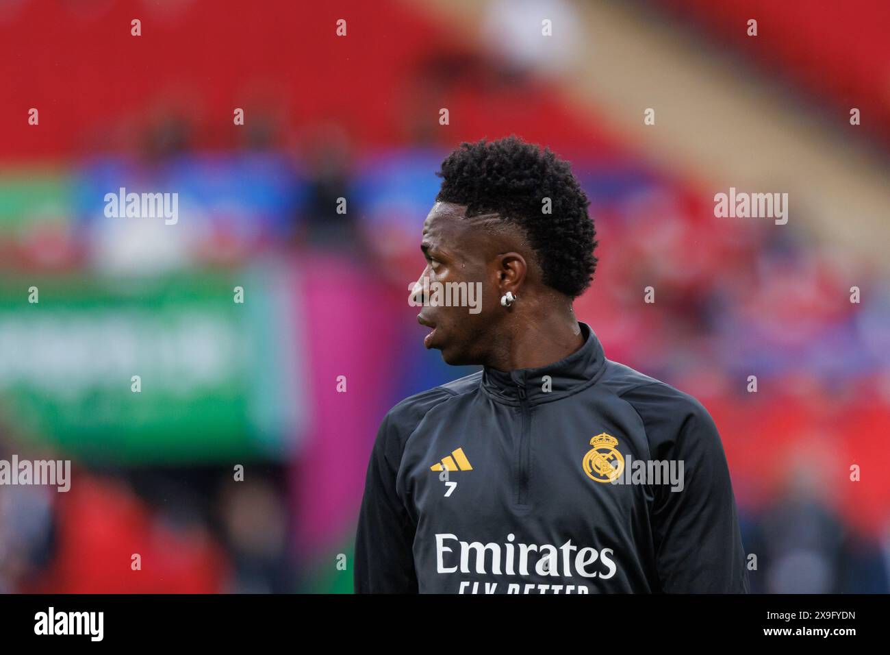 Vinicius Junior during Official training before UEFA Champions League ...