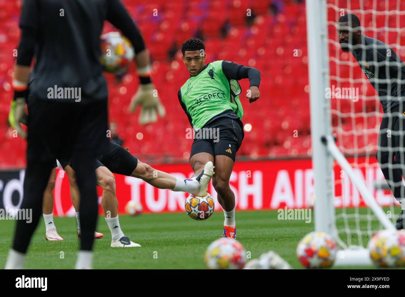 Jude Bellingham during Official training before UEFA Champions League ...
