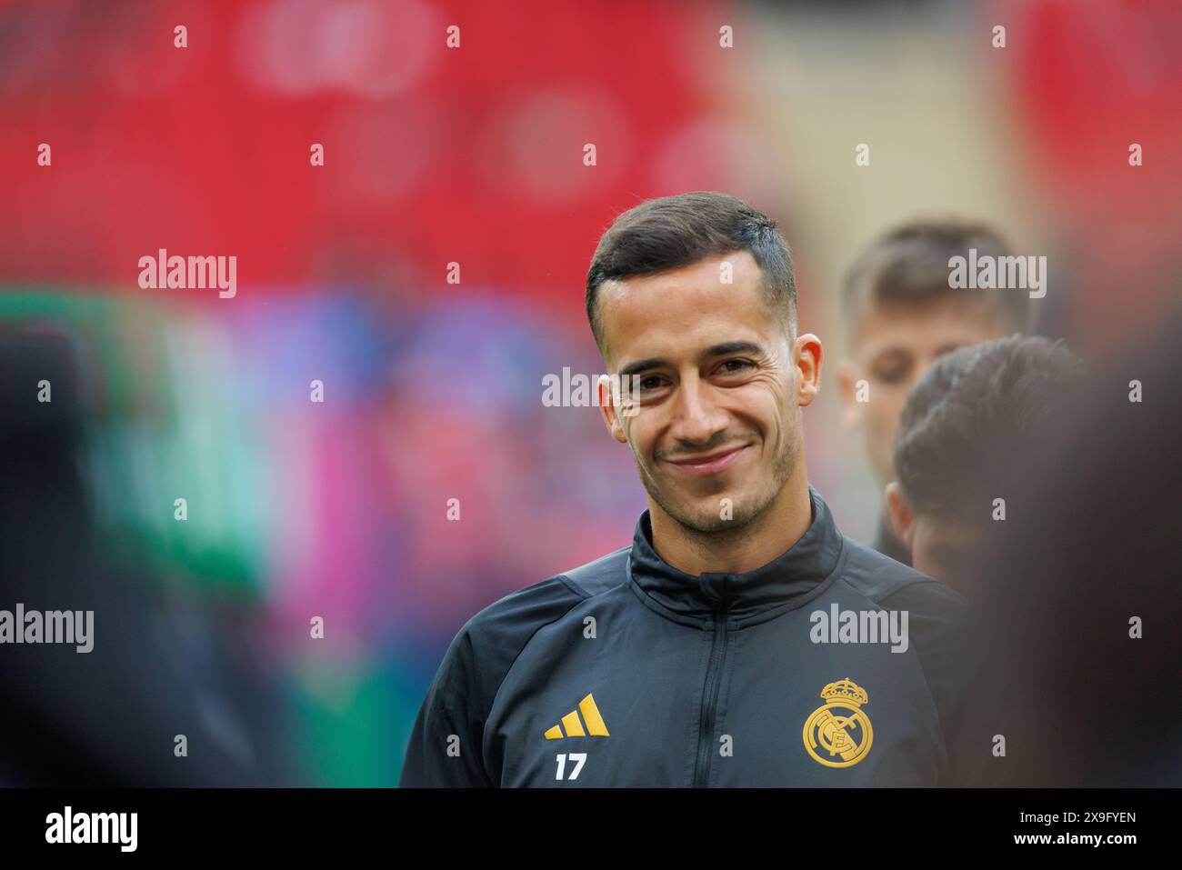 Lucas Vazquez during Official training before UEFA Champions League ...