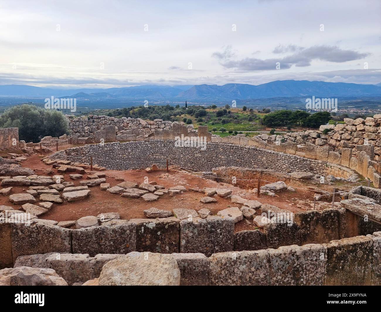 The Archaeological site of Kolonna is located on a small peninsula ...