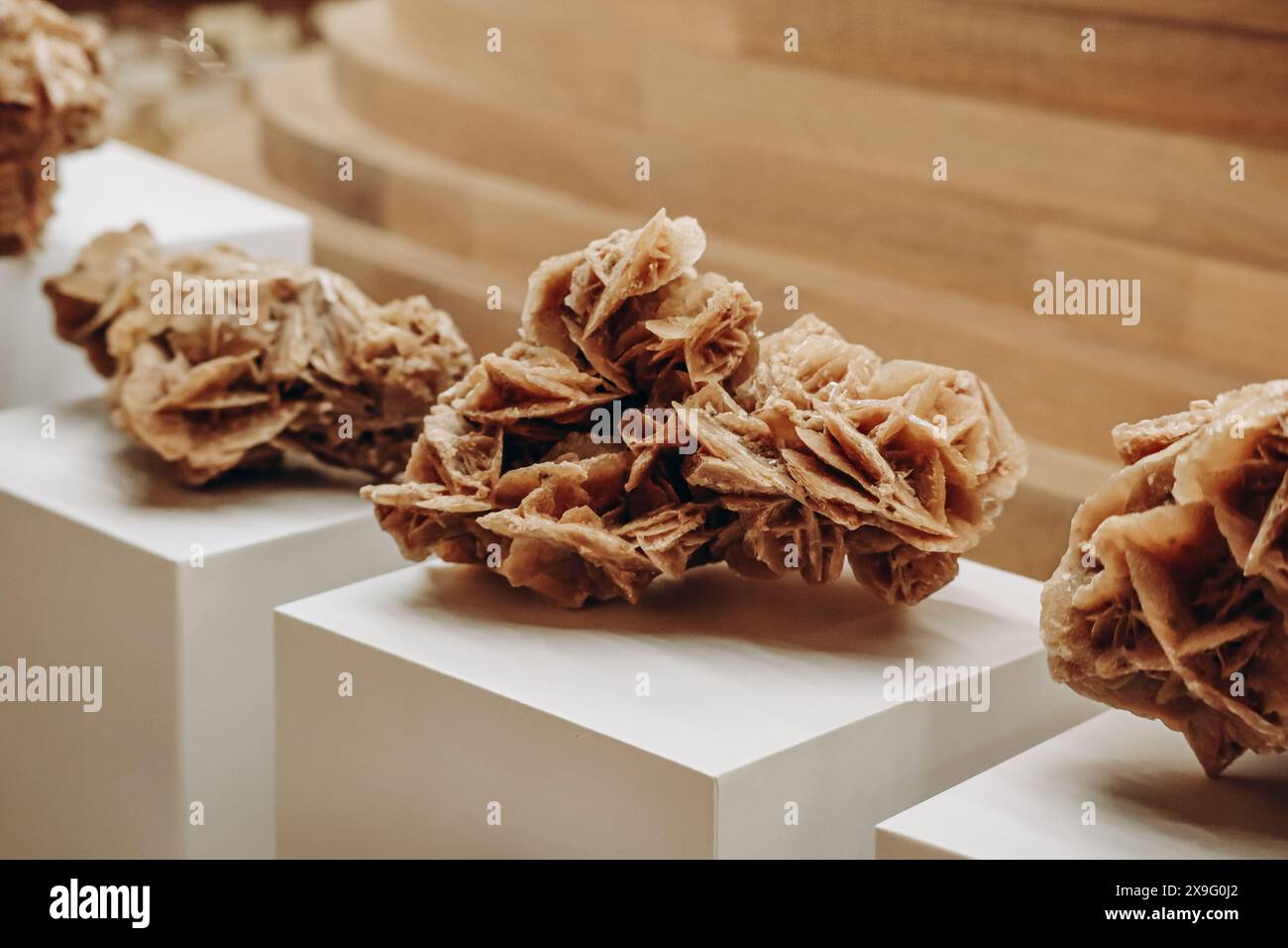 Crystal clusters gypsum hi-res stock photography and images - Alamy