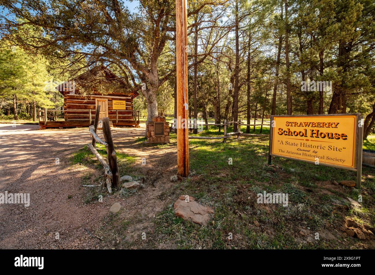 Charming Strawberry historic one room school house, Gila County ...