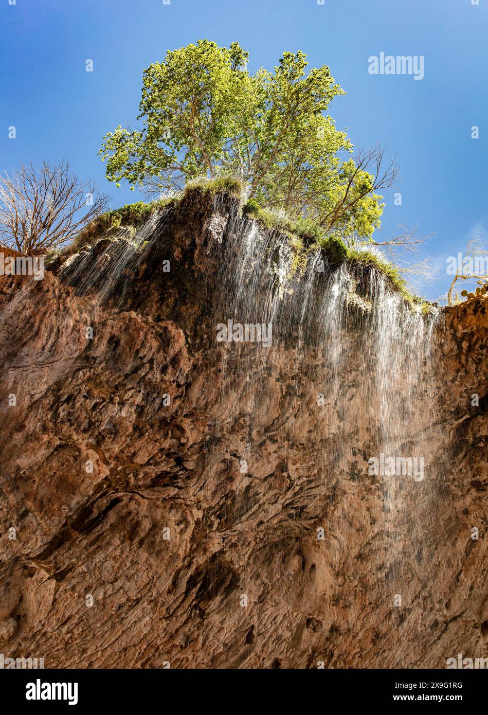 Largest natural travertine bridge hi-res stock photography and images ...