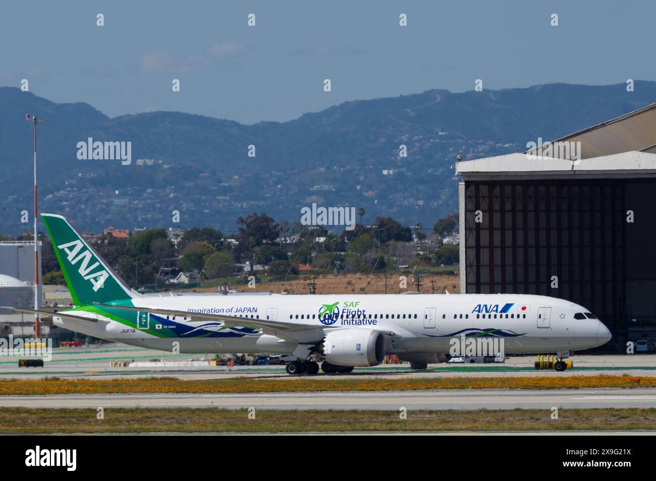 ANA, All Nippon Airways 'Saf Flight Initiative' Boeing 787 with ...
