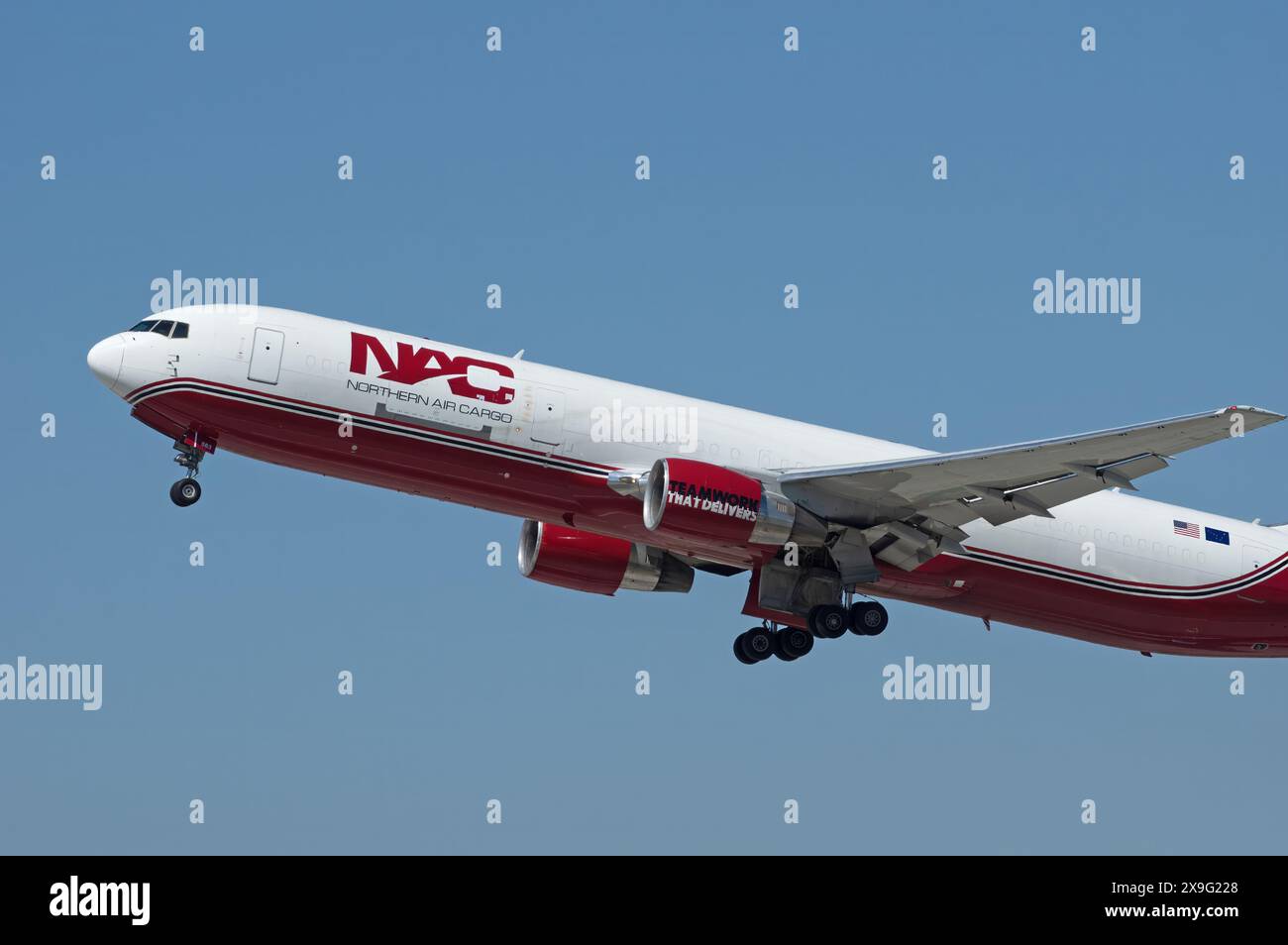 NAC, Northern Air Cargo Boeing 767 with registration N563NC shown ...
