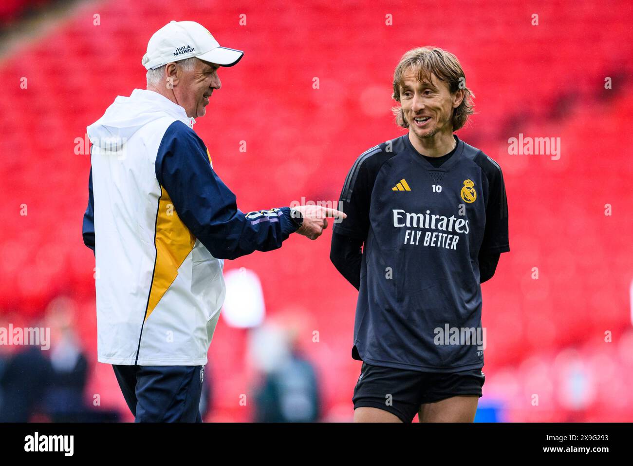 London, UK. 31st May, 2024. Soccer: Champions League, before the final Borussia Dortmund - Real ...