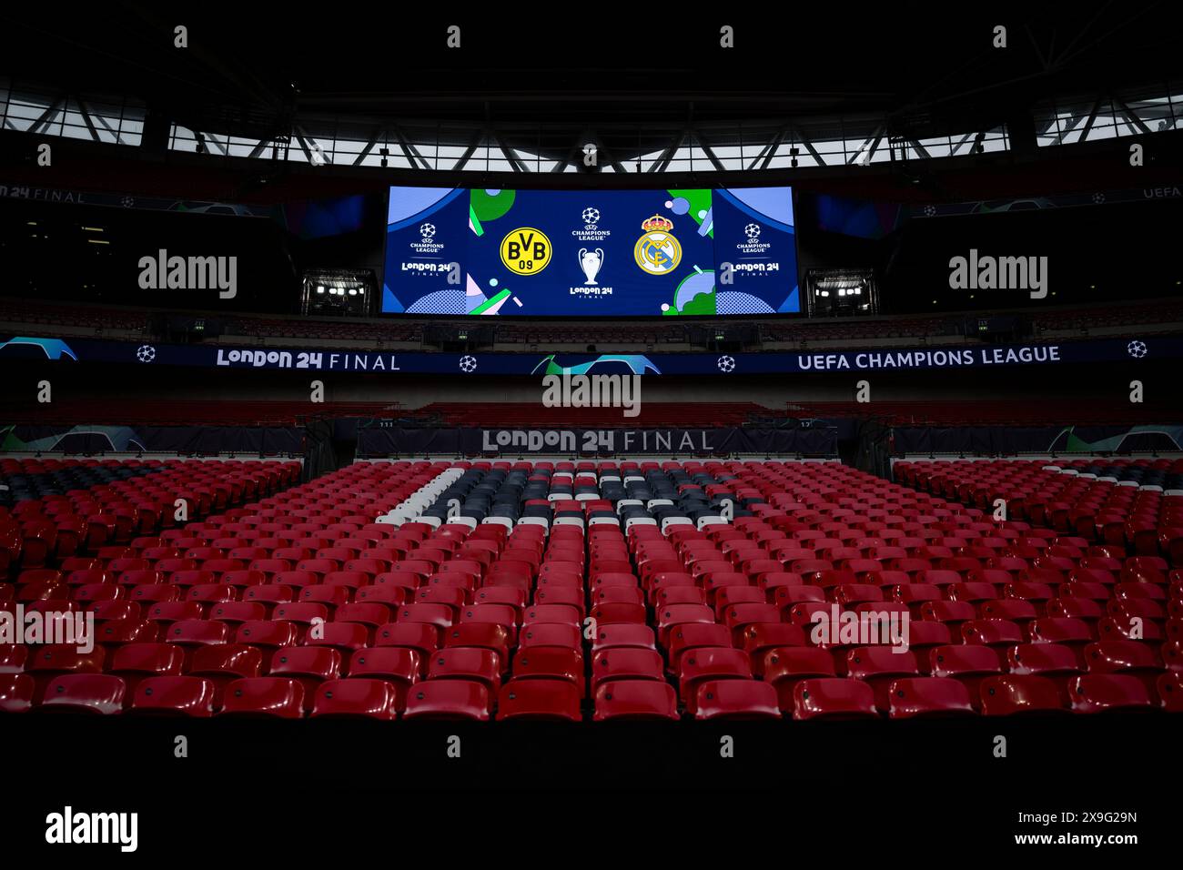 Champions league final wembley 2024 hi-res stock photography and images ...