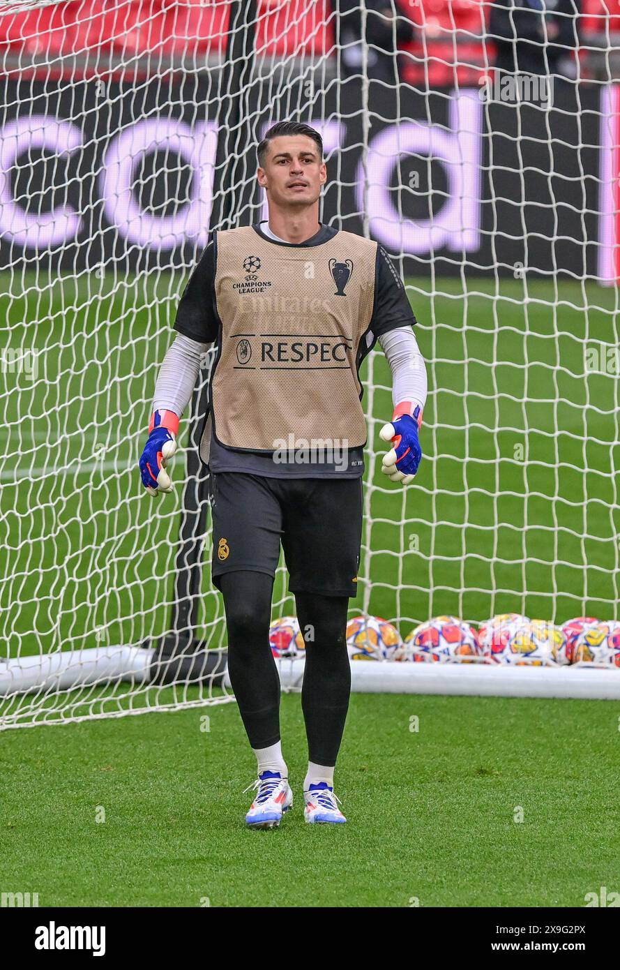 London, UK. 31st May, 2024. Goalkeeper Kepa Arrizabalaga (25) of Real ...