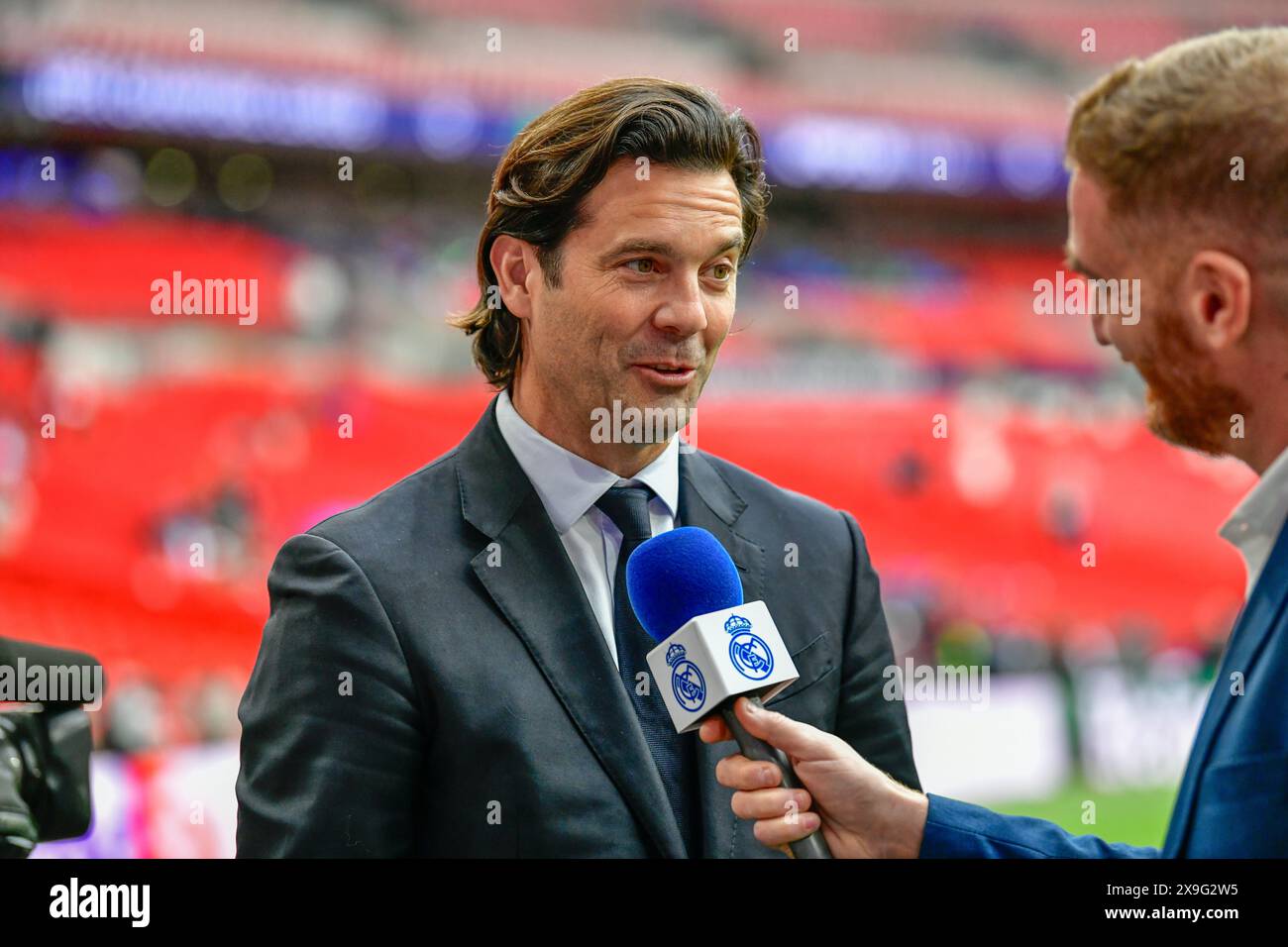 London, UK. 31st May, 2024. Former player Santiago Solari of Real ...