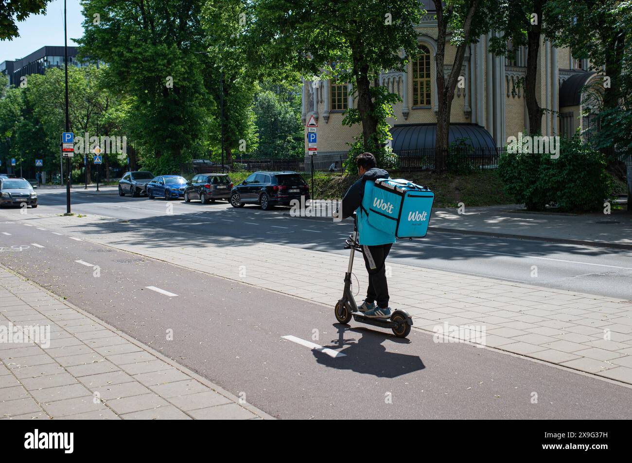 Wolt meal delivery service hi-res stock photography and images - Alamy