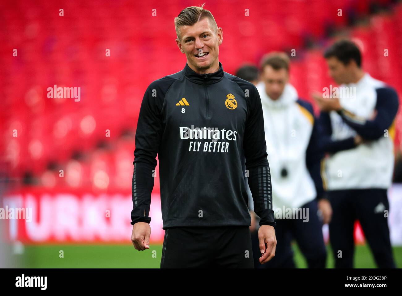 London, UK. 31st May, 2024. Tony Kroos of Real Madrid CF during a ...
