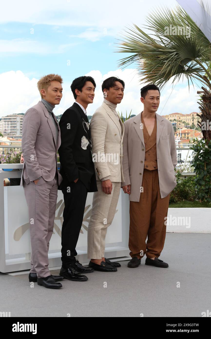 Cannes, France. 16th May, 2024. Tony Wu, Terrance Lau, German Cheung ...