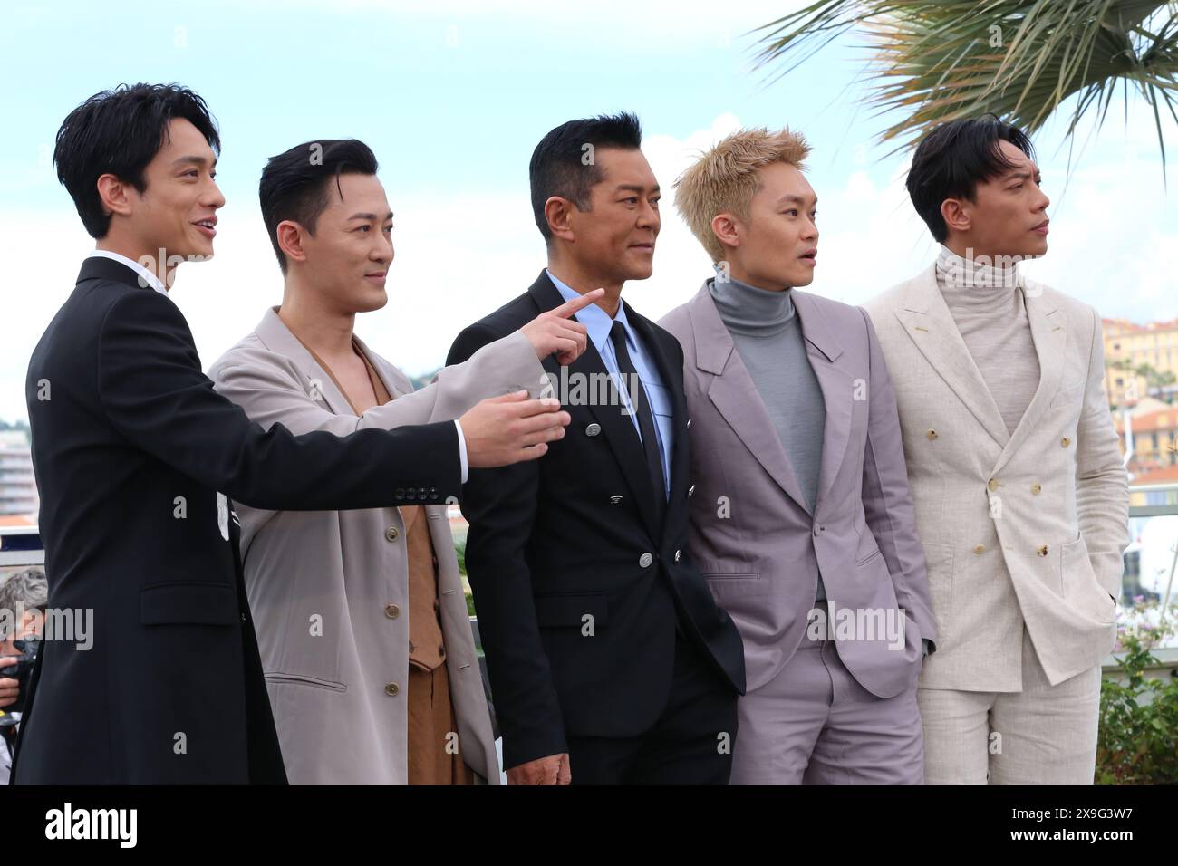 Cannes, France. 16th May, 2024. Terrance Lau, Raymond Lam, Louis Koo ...