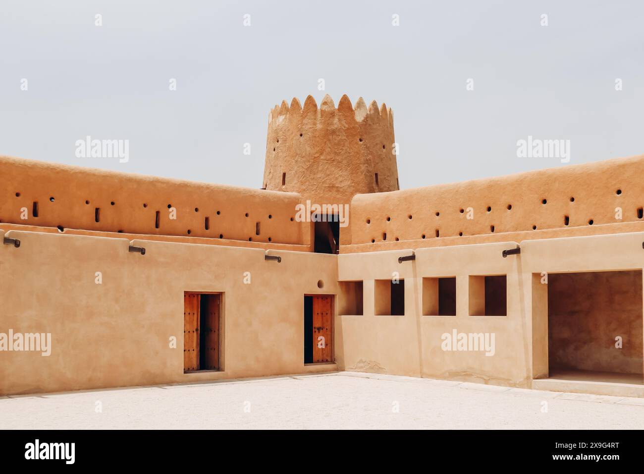 Al Zubara Fort, a historic Qatari military fortress built under the ...
