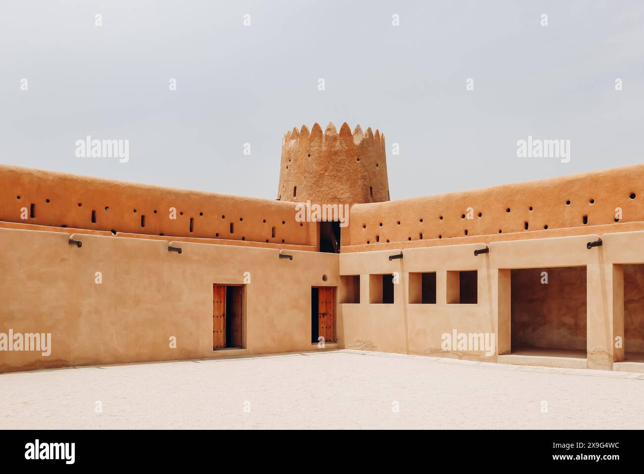Al Zubara Fort, a historic Qatari military fortress built under the ...