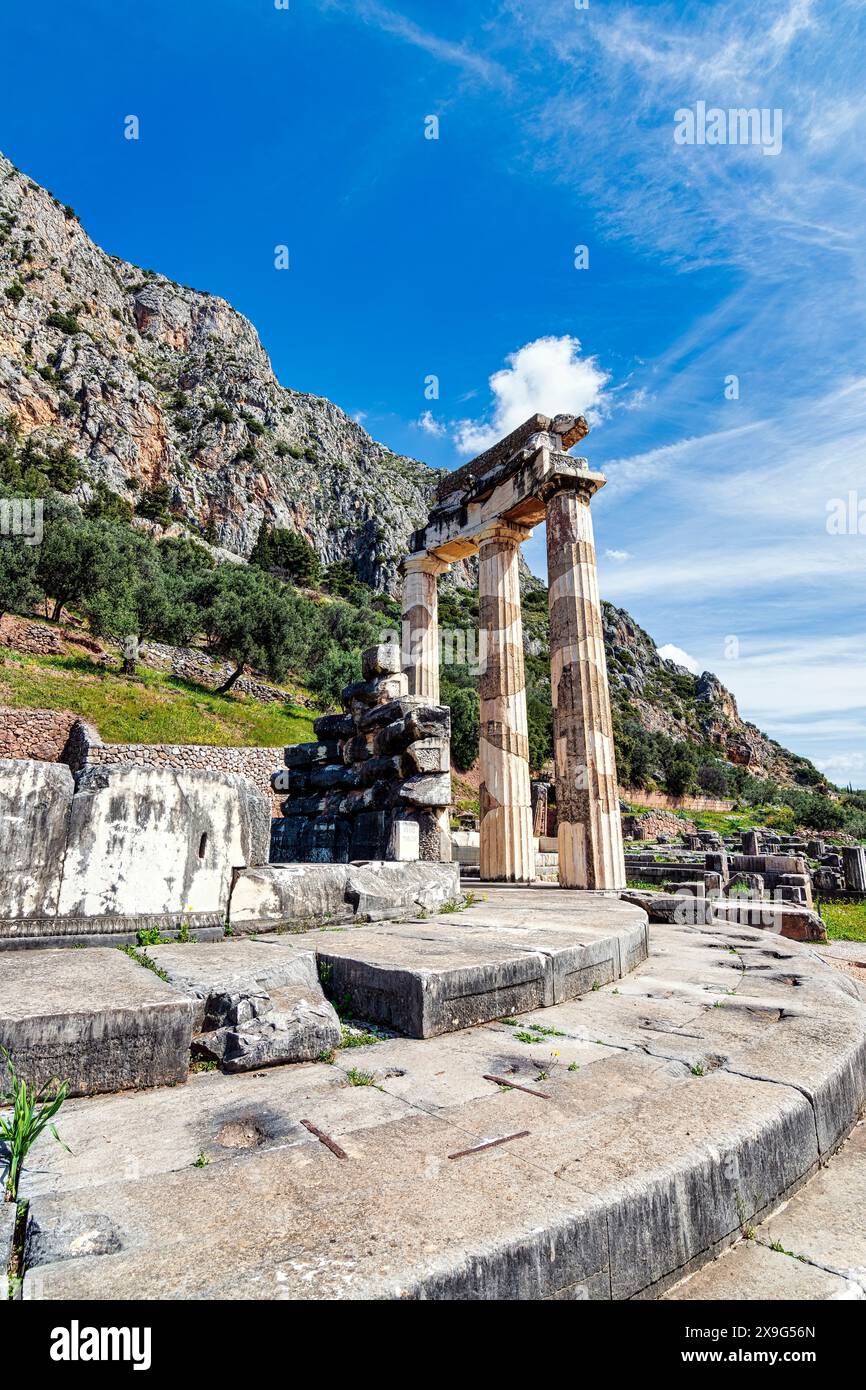 Tholos of delphi ancient structures hi-res stock photography and images ...