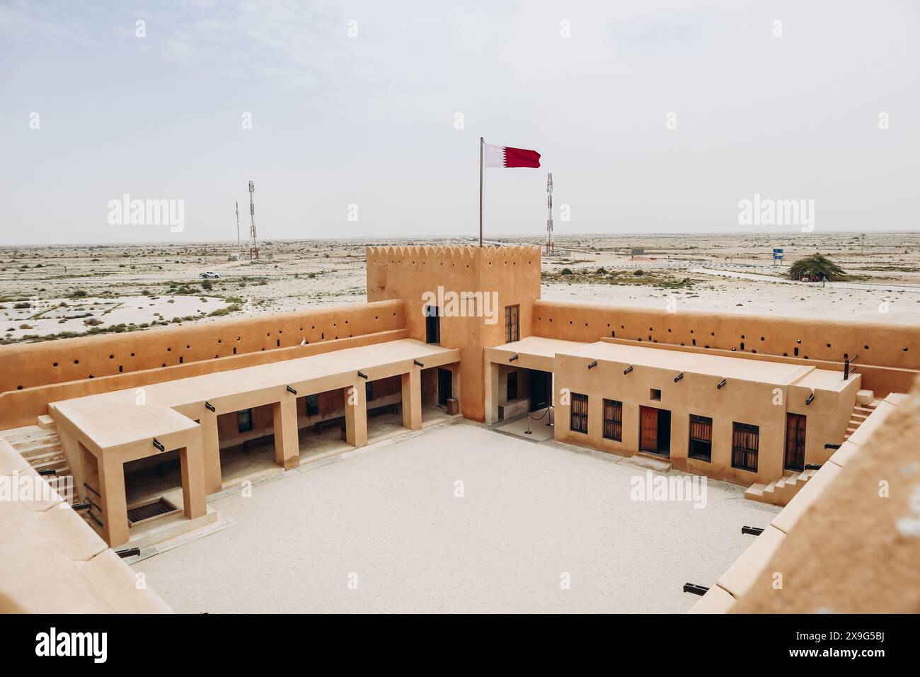Al Zubara Fort, a historic Qatari military fortress built under the ...