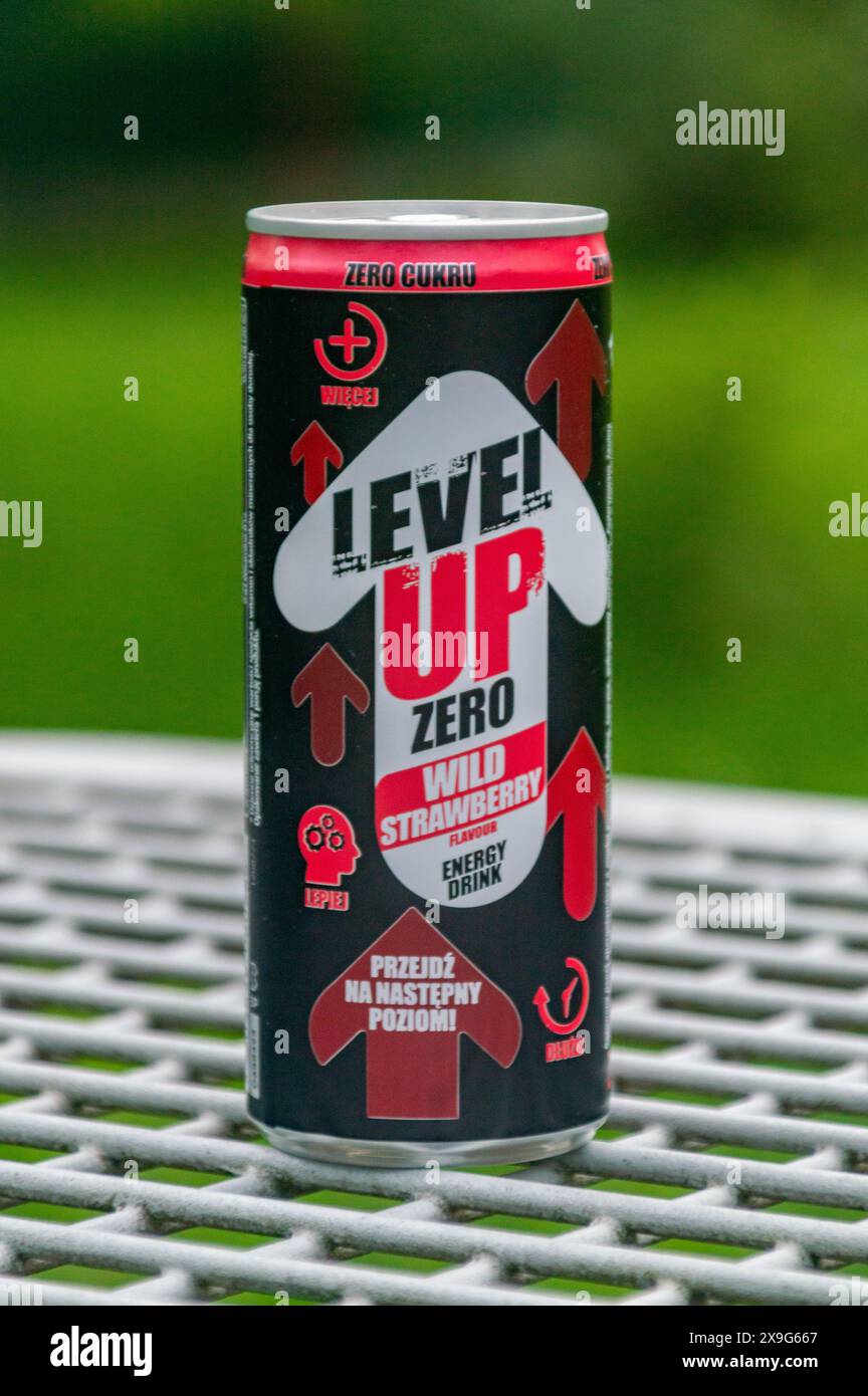 Hanover, Germany - April 28, 2024: Level Up zero wild strawberry ...