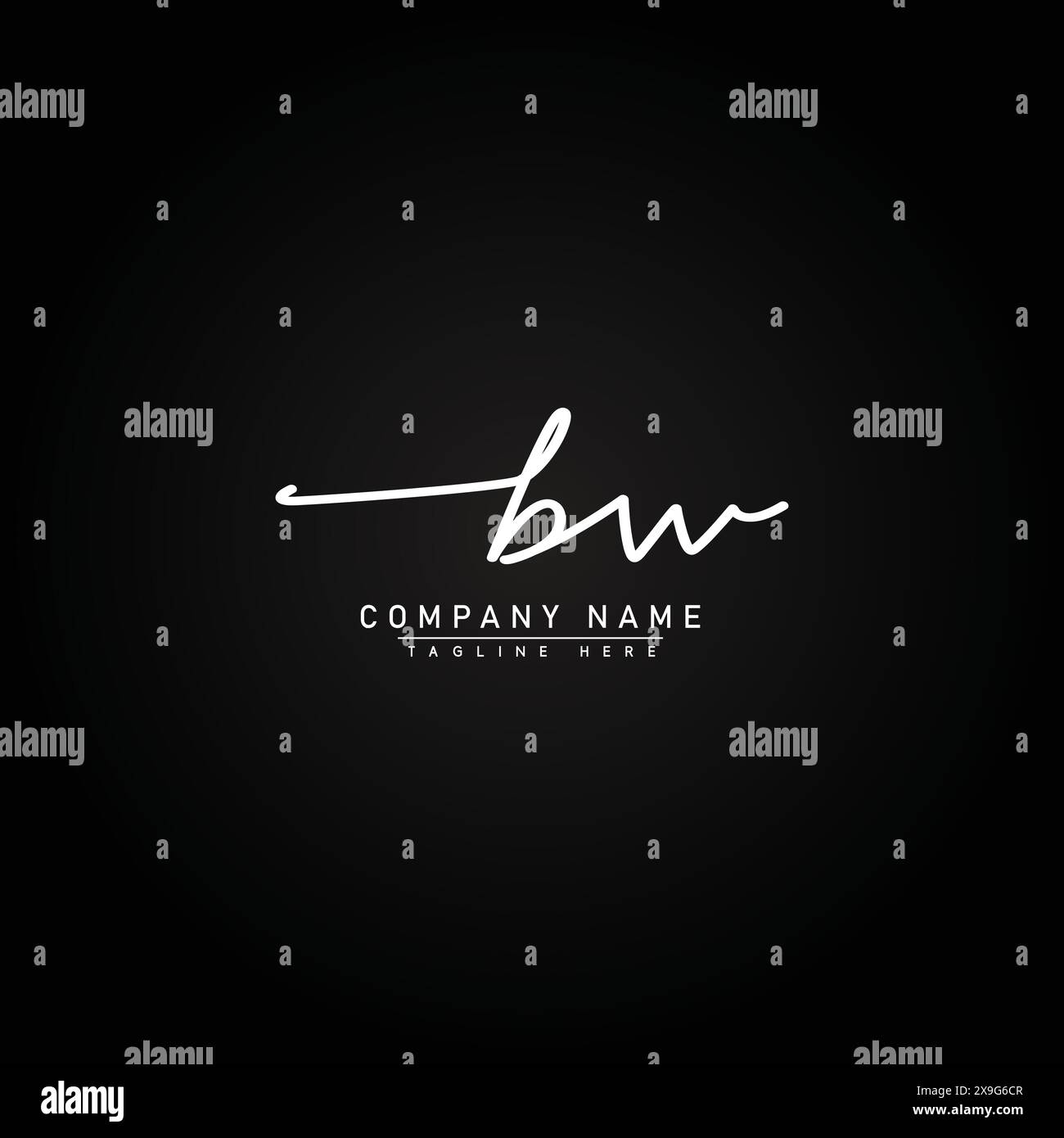 Logo bw hi-res stock photography and images - Alamy