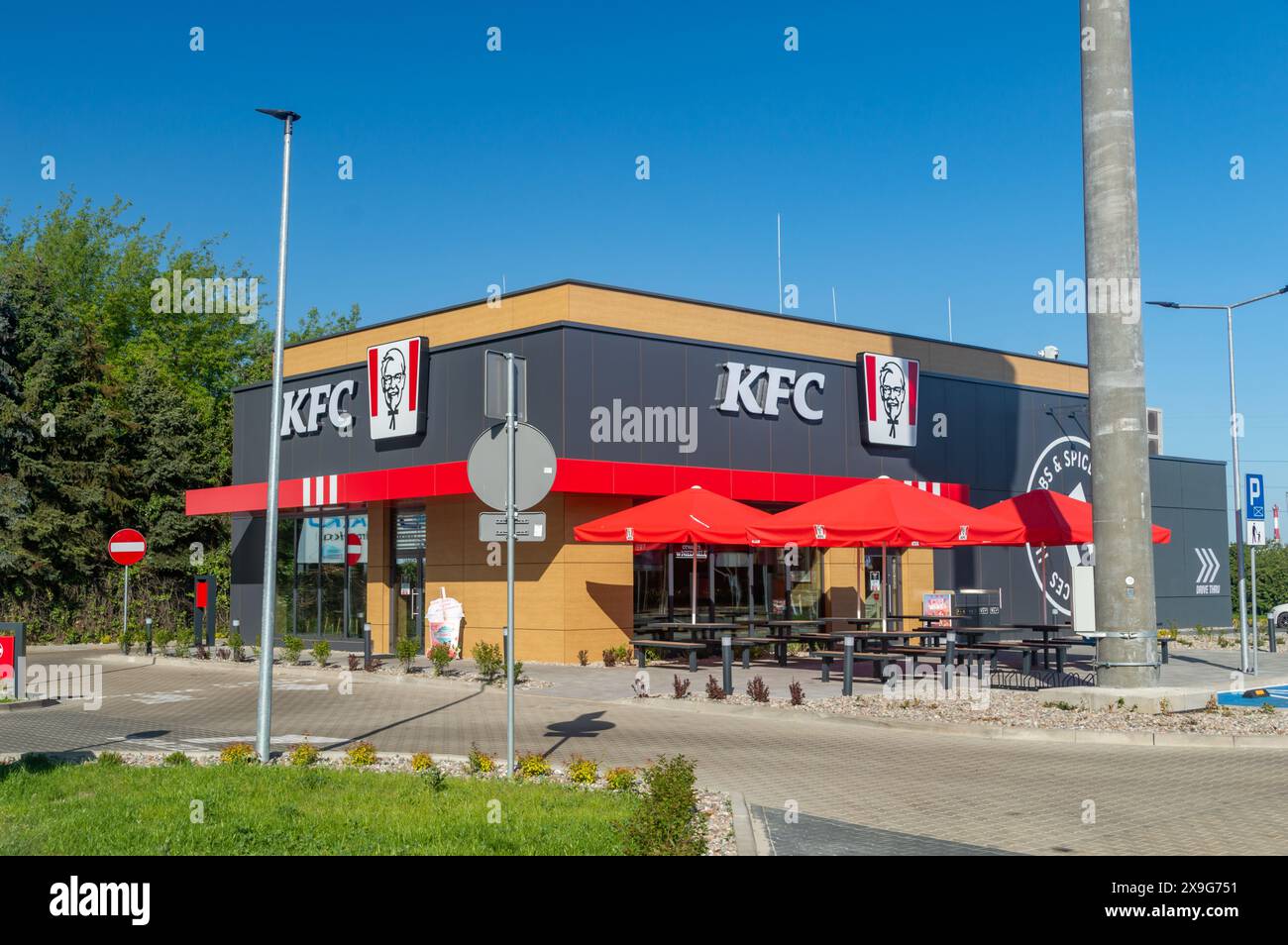 Kentucky fried chicken poland hi-res stock photography and images - Alamy