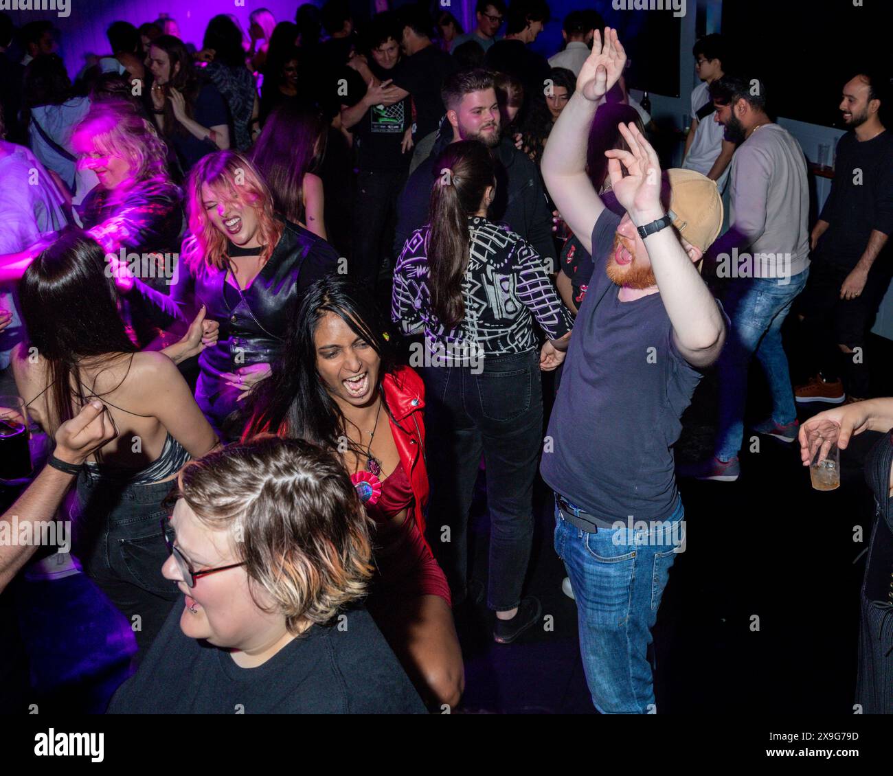 dancing in a nightclub in London nightlife Stock Photo - Alamy