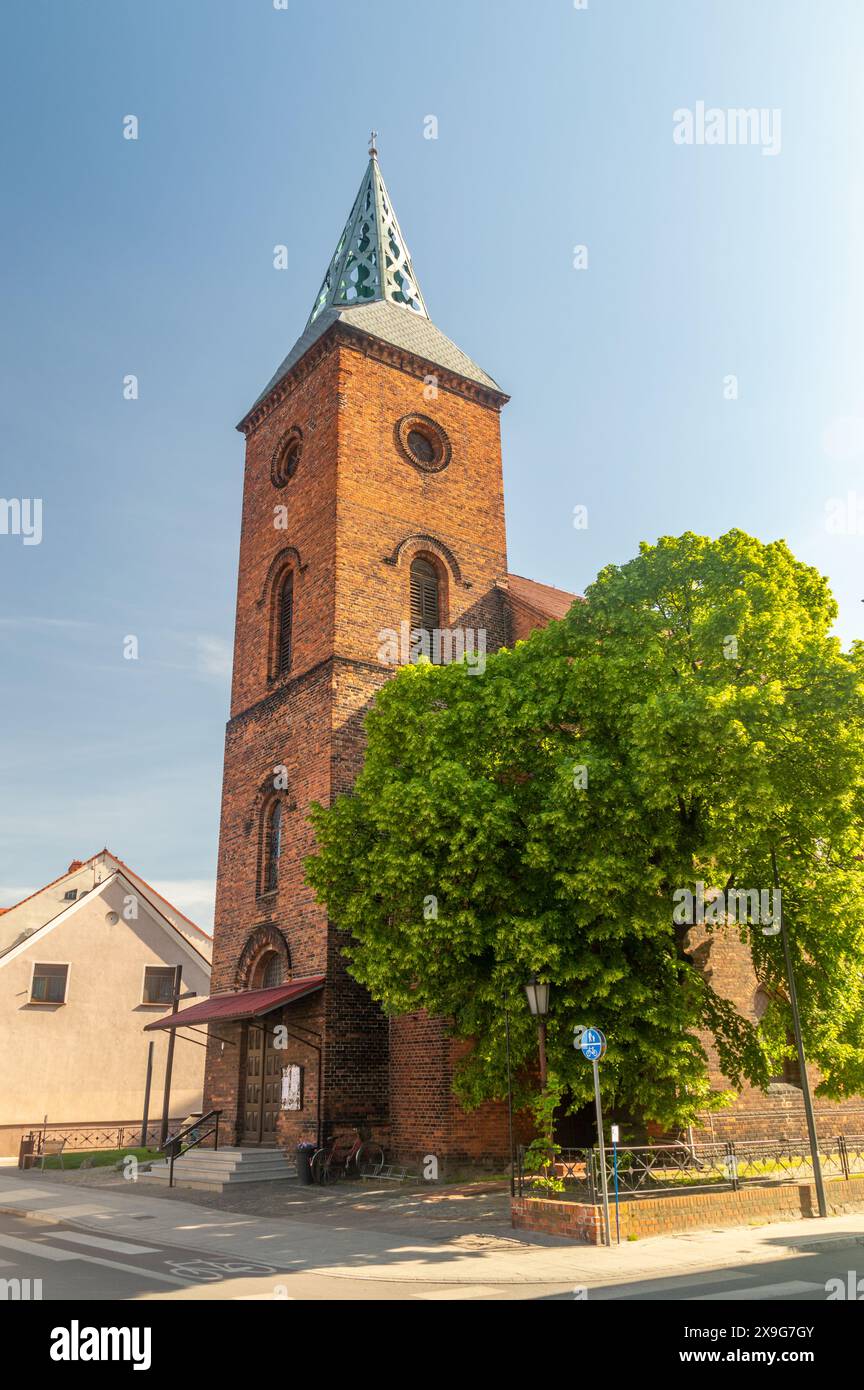 Jarocin, Poland - May 1, 2024: Tower and church of Saint George Stock ...