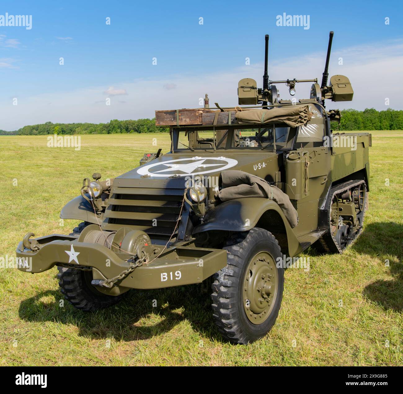 M3 Half-Track Armored Personnel Carrier at Le Temps Des Helices Air ...