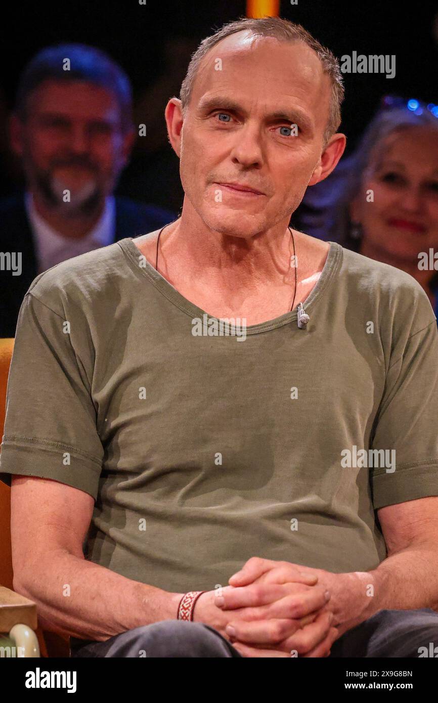 Bremen, Germany. 31st May, 2024. Actor Dirk Martens sits in the studio ...