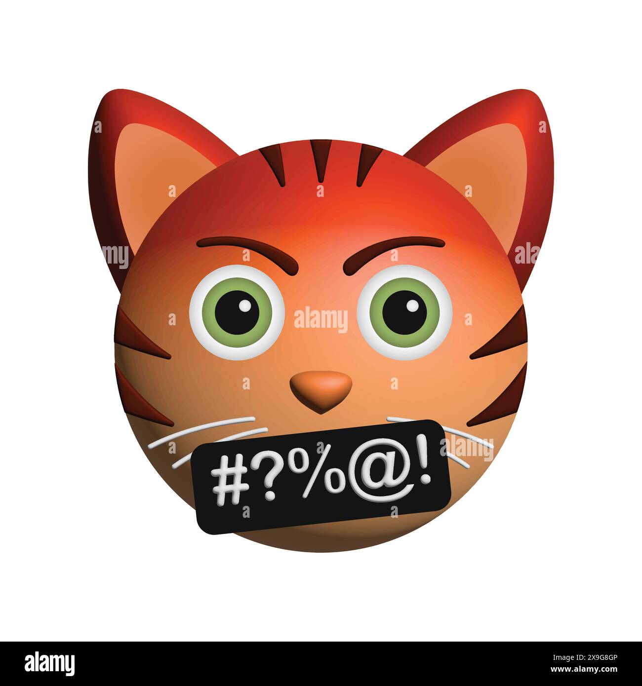 Swearing icon hi-res stock photography and images - Alamy