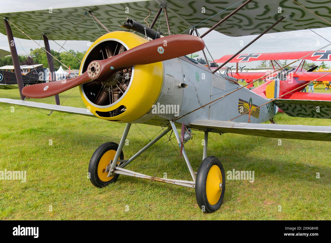 Sopwith Strutter at Le Temps Des Helices Air Show 2024 in La Ferte ...