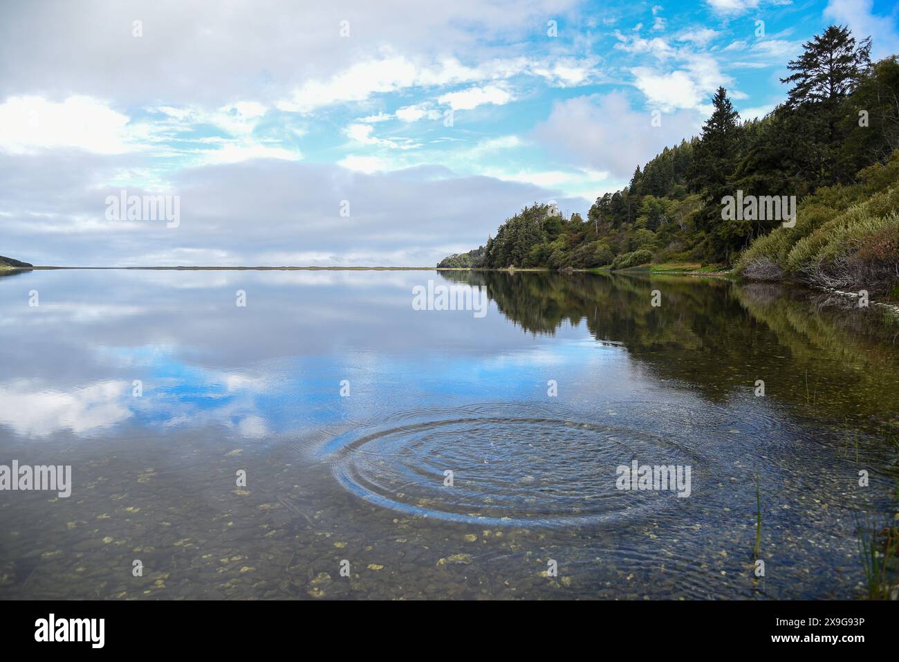 Clear Lake Ripple Stock Photo - Alamy