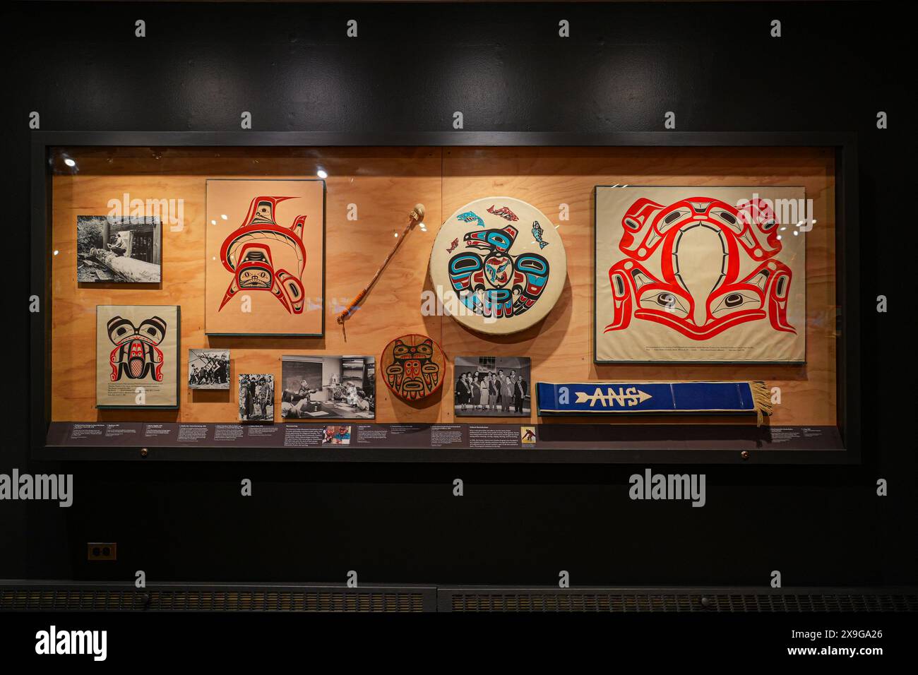 Historic tools of the First Nations preserved in the Totem Heritage ...